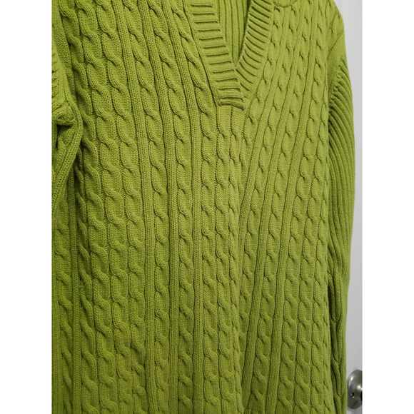 Ruff Hewn | Sweaters | Ruff Hewn Avocado Green Sz Xl Chunky Cable Knit ...